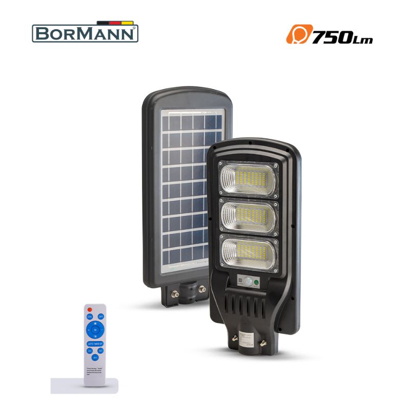 Bormann Lite Ηλιακό Φωτιστικό Δρόμου Led 150w, Αδιάβροχο Με ...